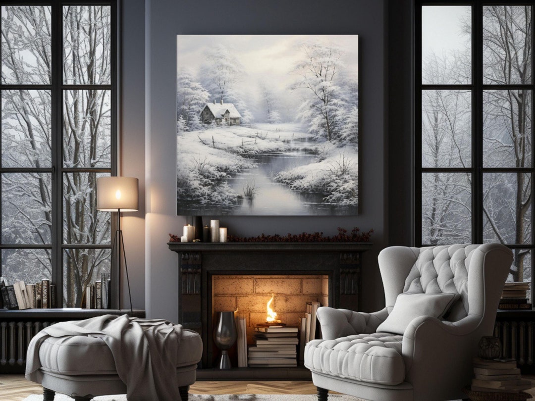 Winter Landscape Wall Décor Winter Print Winter Printable Winter Art ...