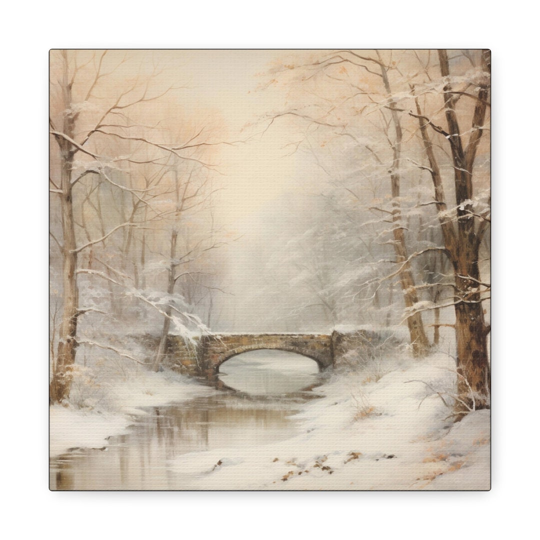 Winter Landscape Wall Décor Winter Print Winter Printable Winter Art ...
