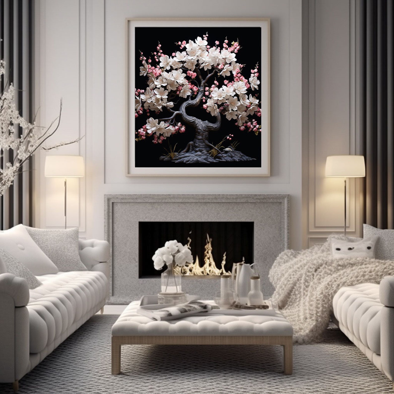 Magnolia Tree Wall Art Botanical Photography Flower Printable Wall Art ...