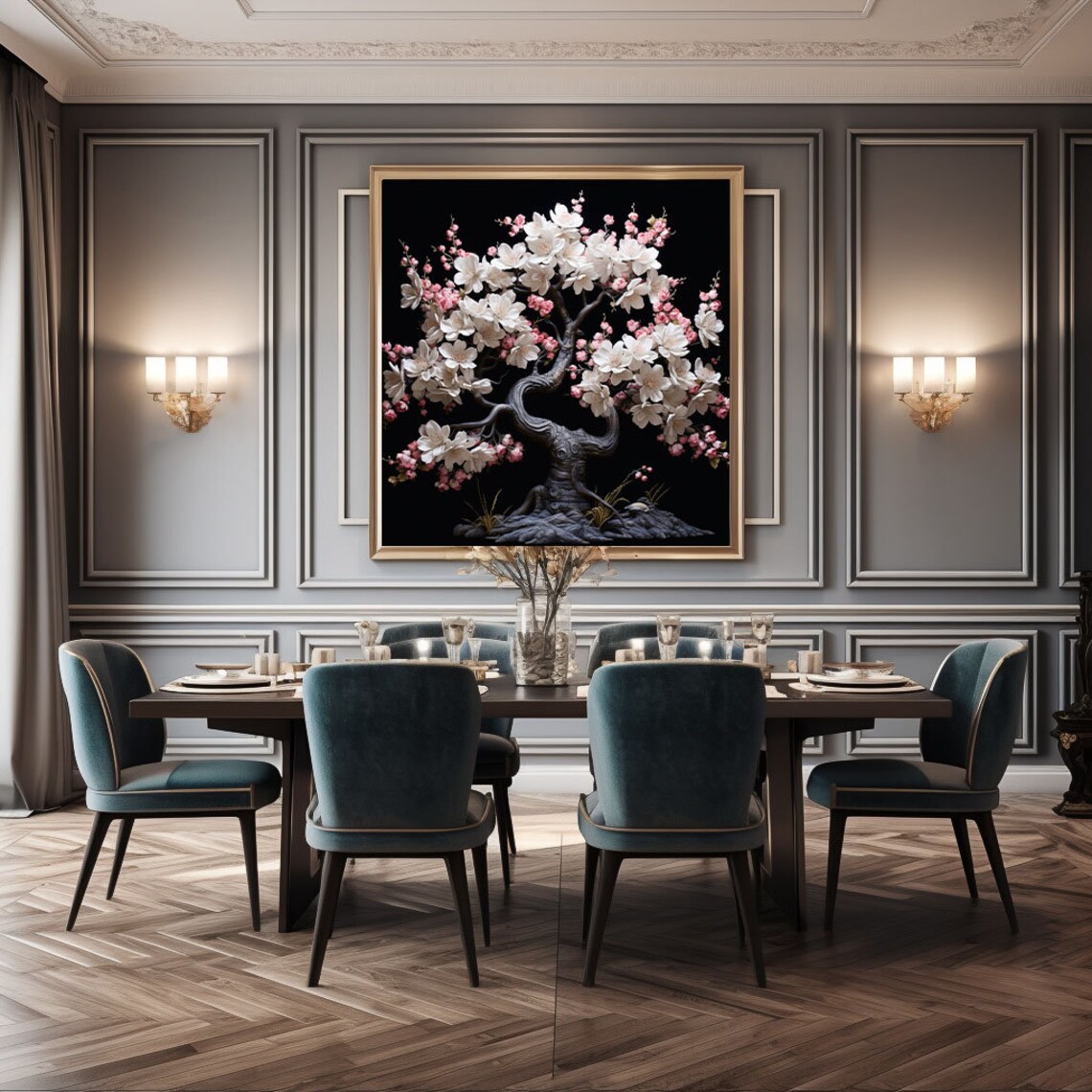 Magnolia Tree Wall Art Botanical Photography Flower Printable Wall Art ...