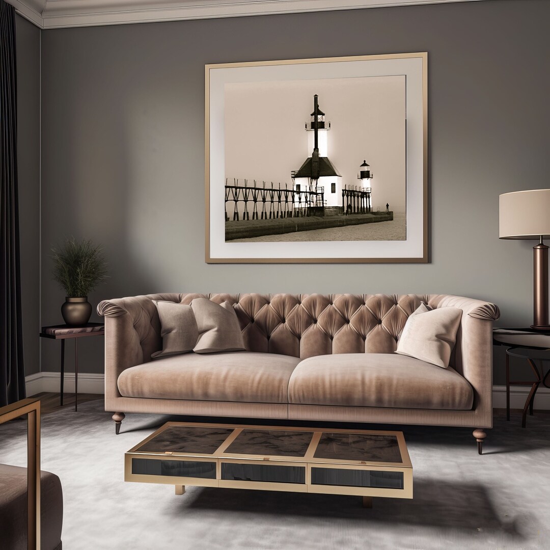 Black and White Lighthouse Print Lighthouse Wall Decor Lighthouse ...