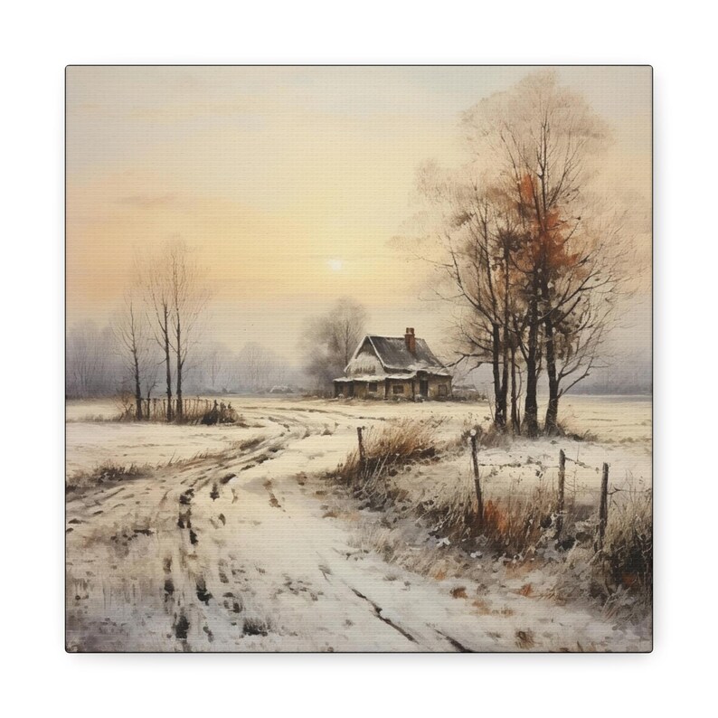 Winter Landscape Wall Décor Winter Print Winter Printable Winter Art ...