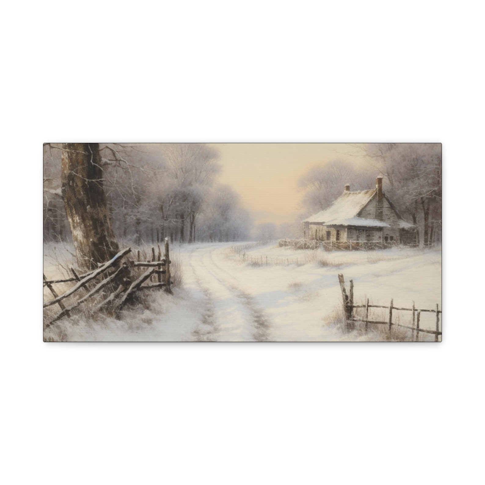 Winter Landscape Wall Décor Winter Print Winter Printable Winter Art ...