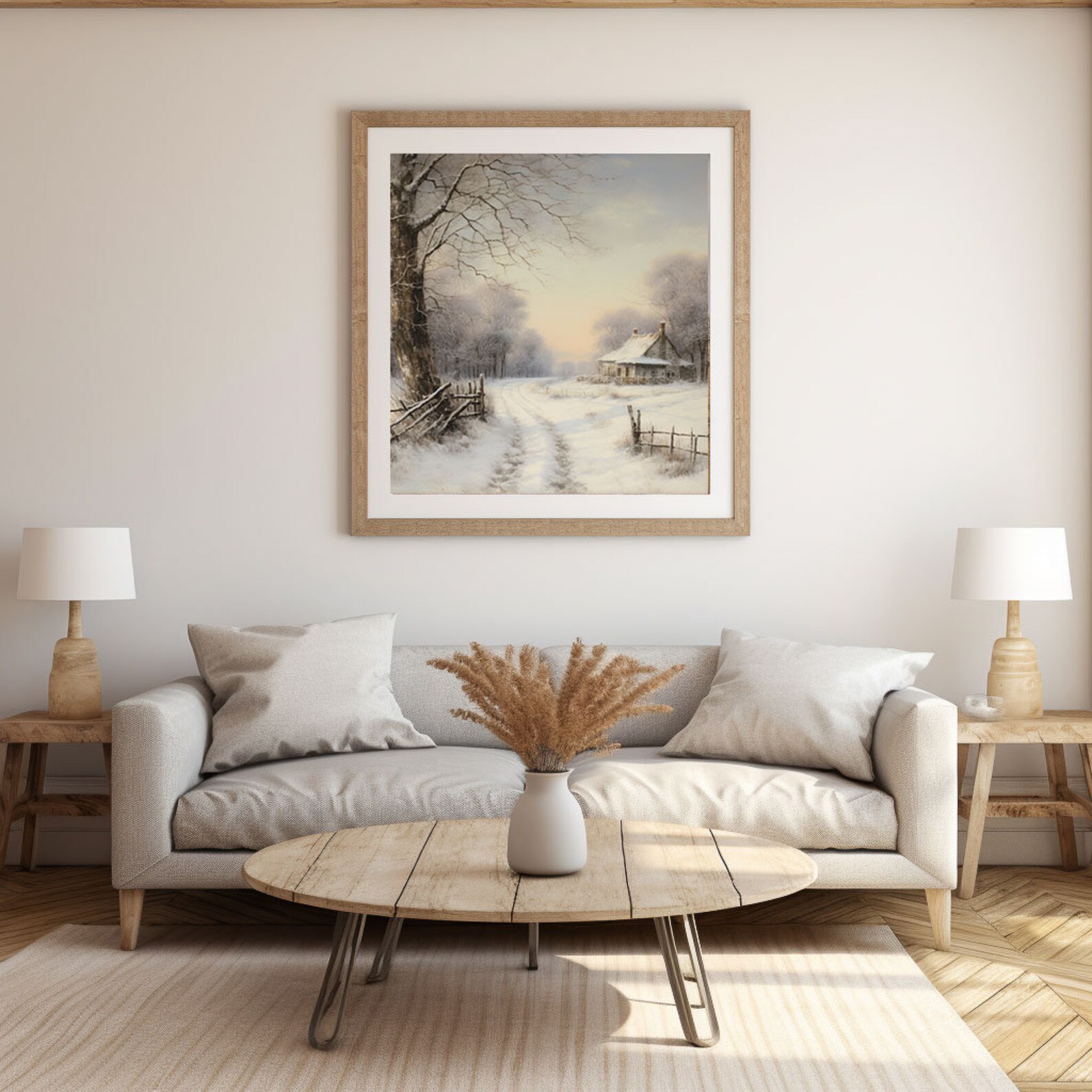 Winter Landscape Wall Décor Winter Print Winter Printable Winter Art ...