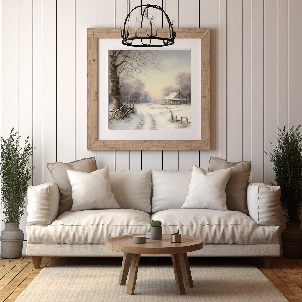 Winter Landscape Wall Décor Winter Print Winter Printable Winter Art ...