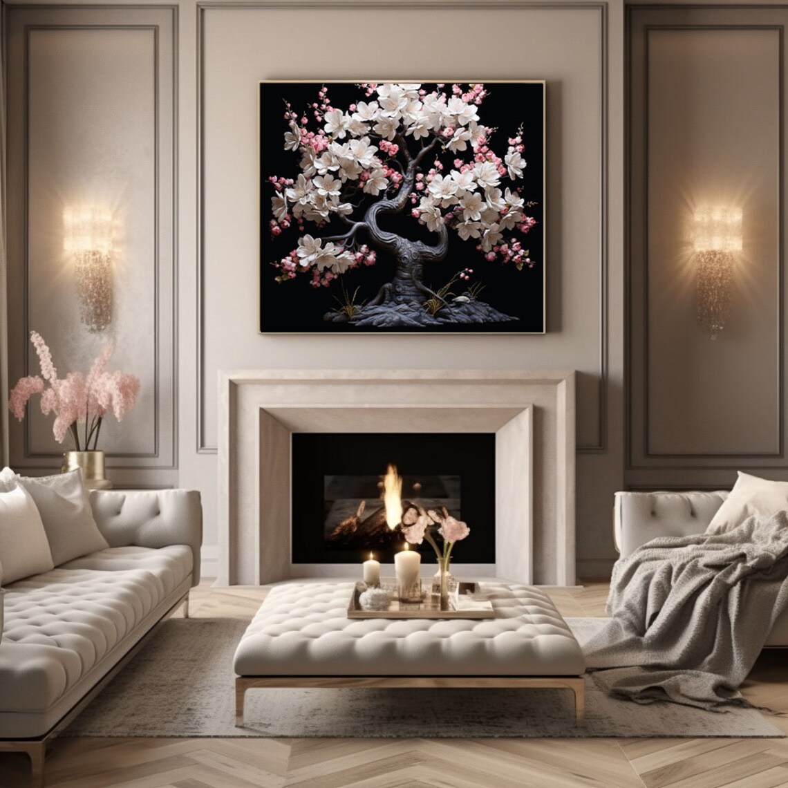 Magnolia Tree Wall Art Botanical Photography Flower Printable Wall Art ...