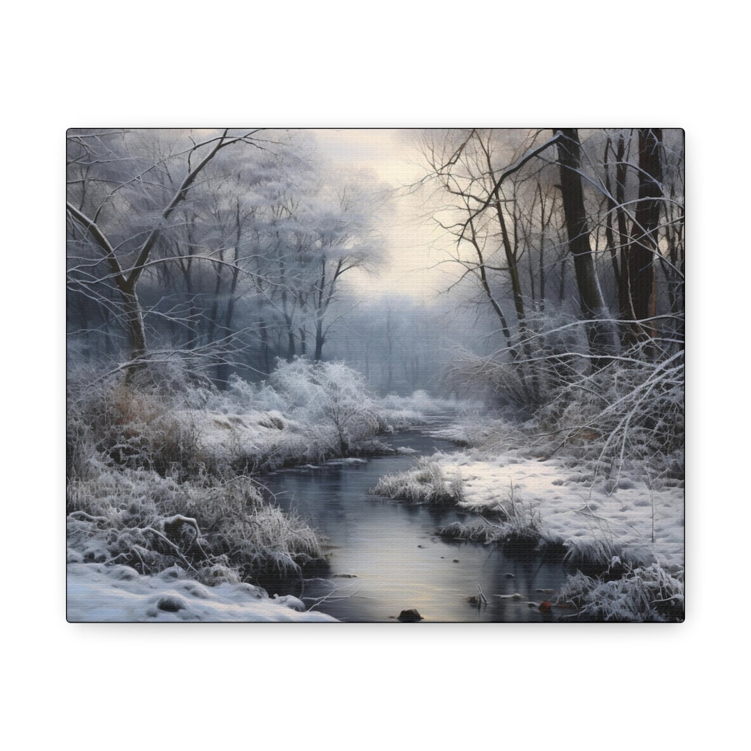 Winter Landscape Wall Décor Winter Print Winter Printable Winter Art ...