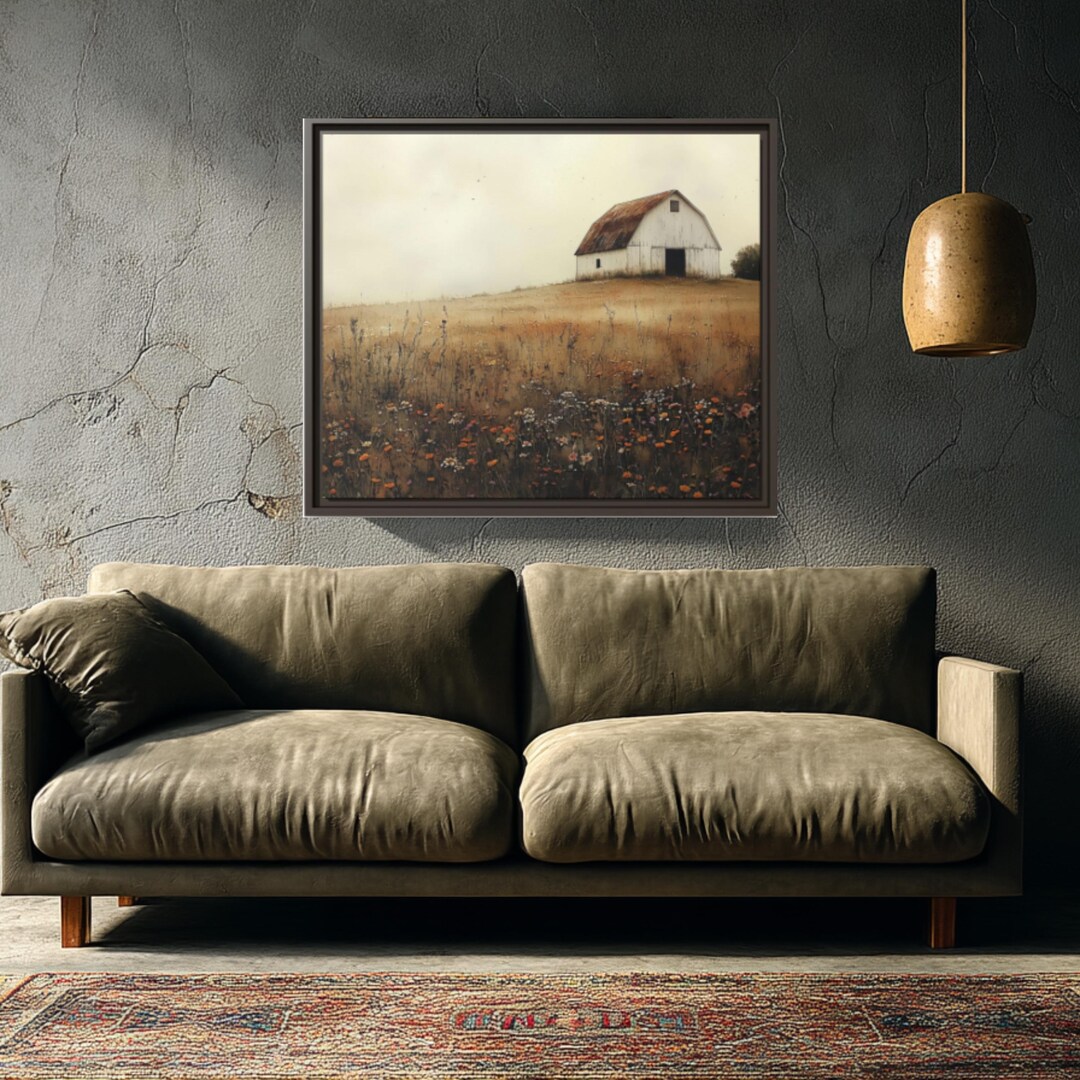 Rustic Barn Art Farmhouse Display Country Home Rural Decor Vintage ...