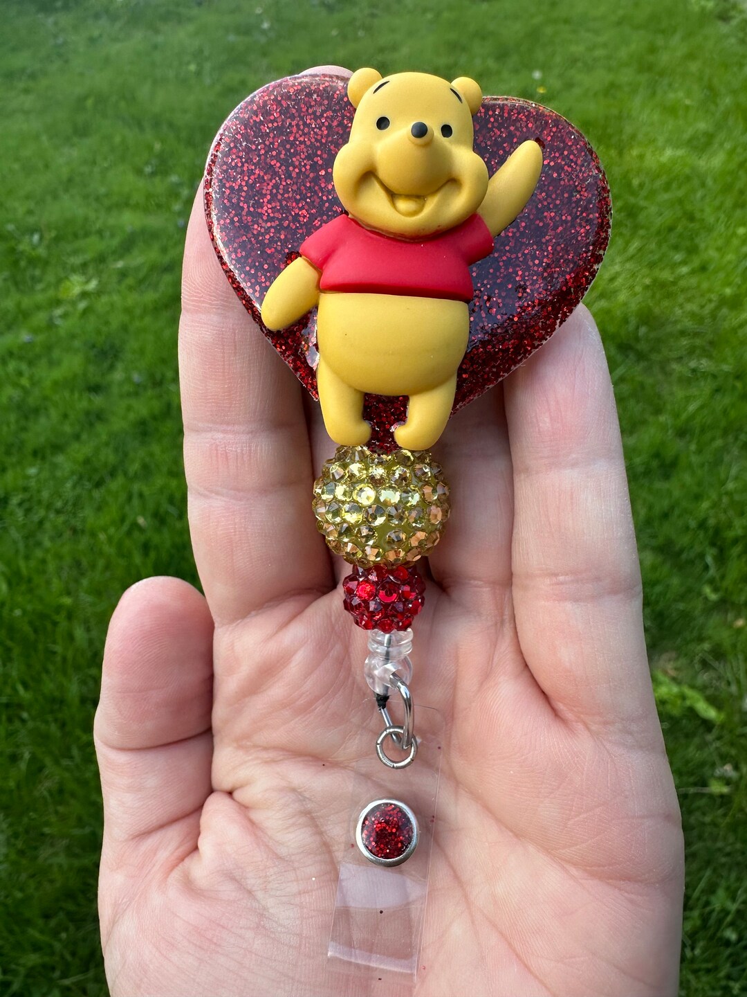 Winnie the Pooh Badge Reel, Badge Holder, Badge Clip, Nurse Badge ...