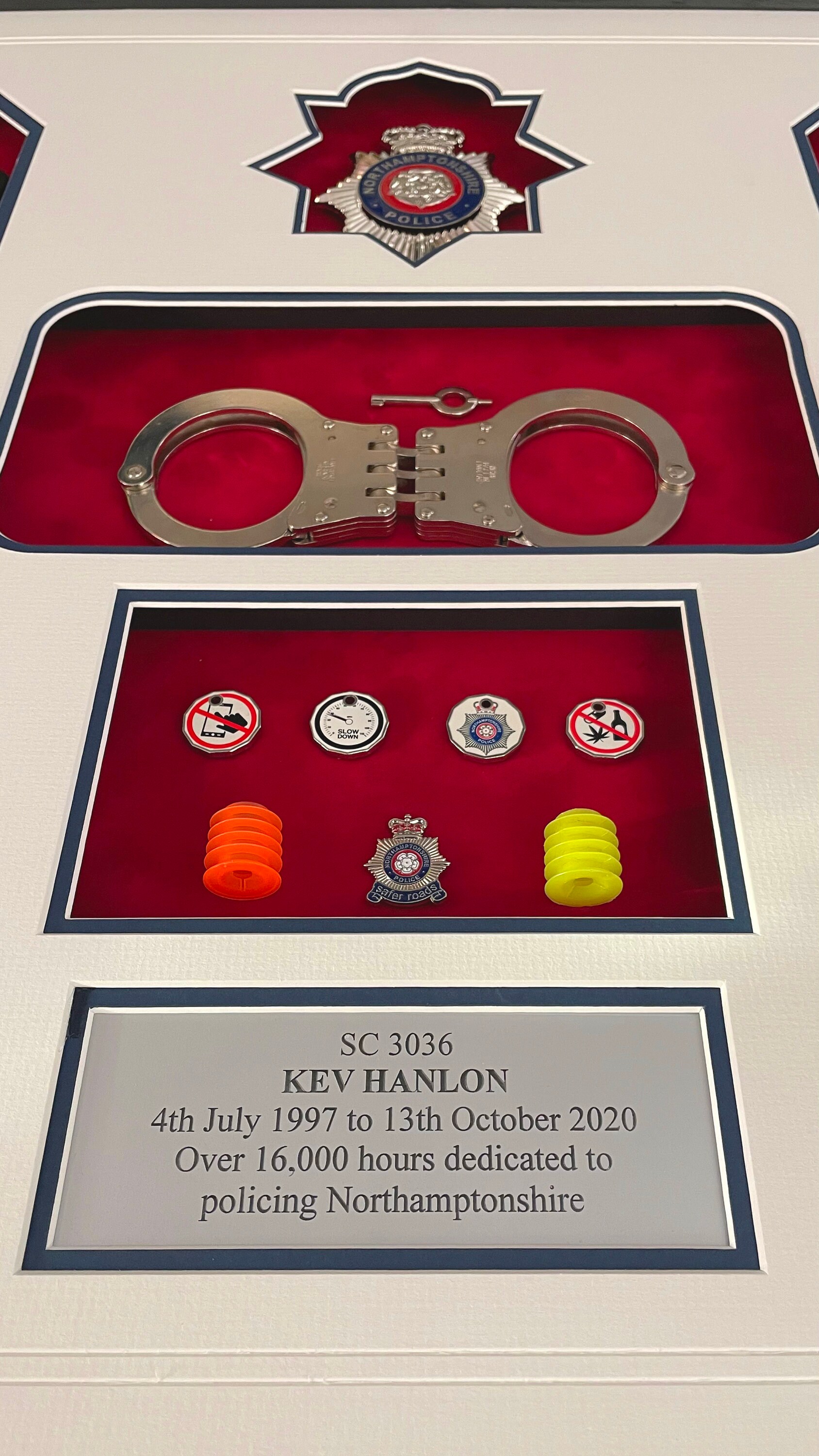 10 Piece Police Retirement Frame - Etsy UK