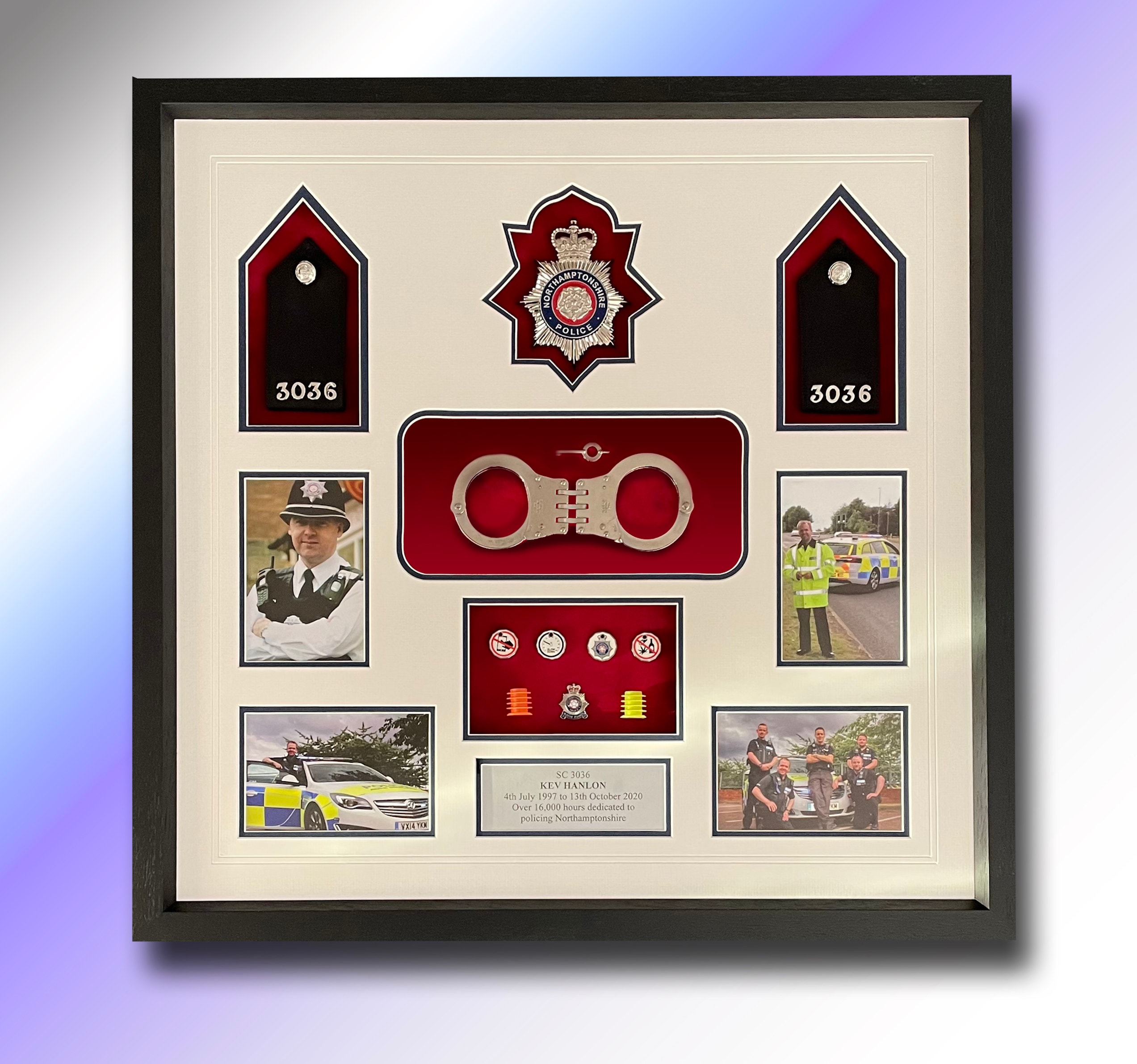 10 Piece Police Retirement Frame - Etsy UK