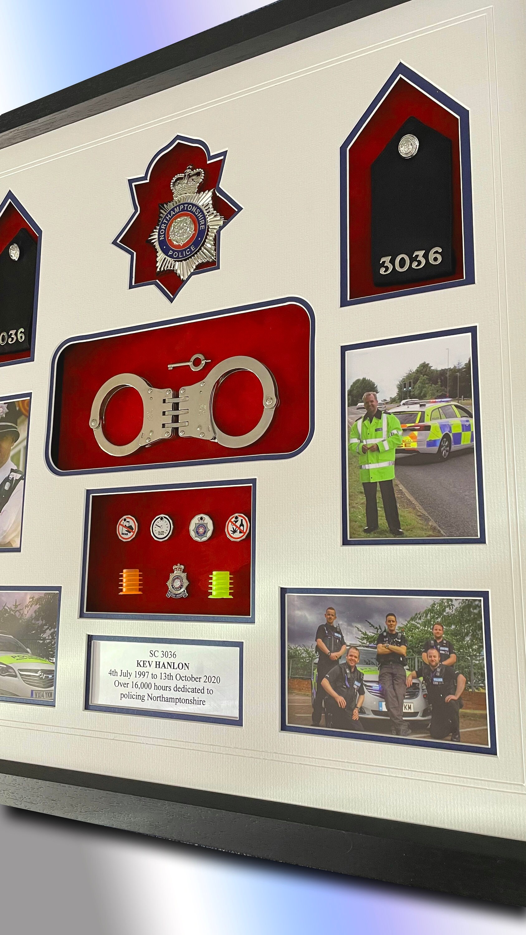 10 Piece Police Retirement Frame - Etsy UK