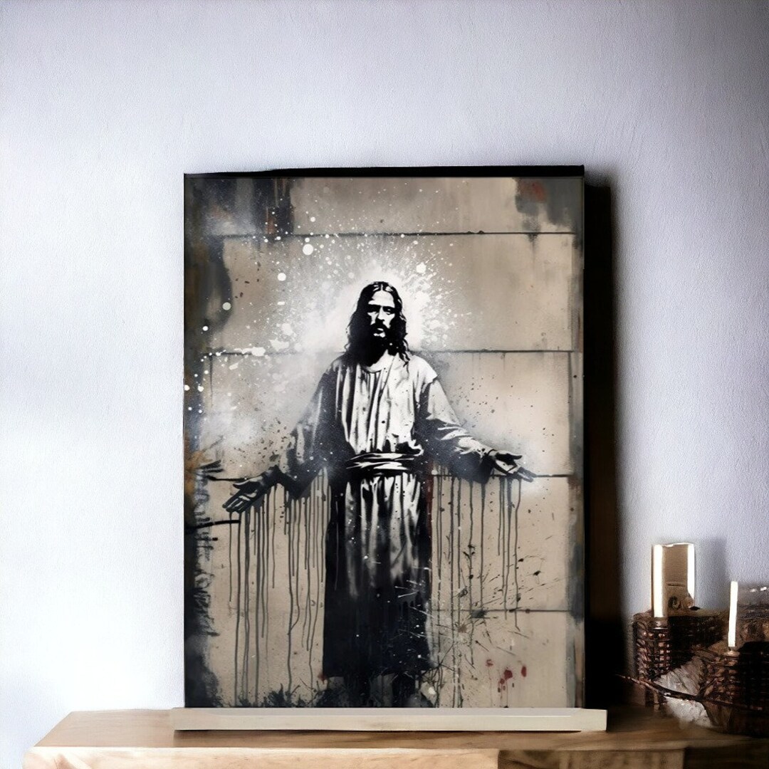 Jesus Christ Wall Poster Jesus Religious Wall Decor - Etsy