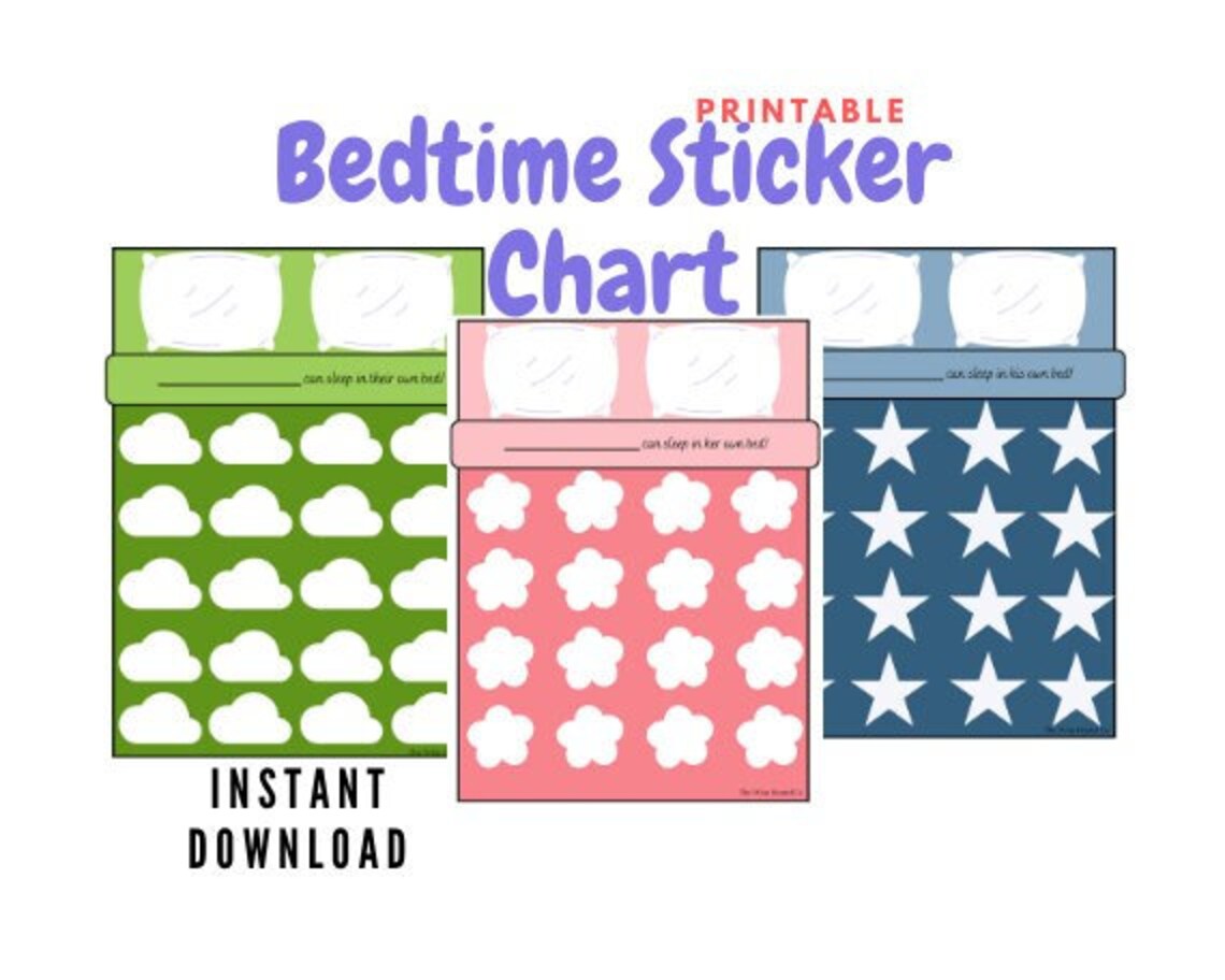 Bedtime Reward Chart | Printable Bedtime Reward Chart | Reward Chart ...