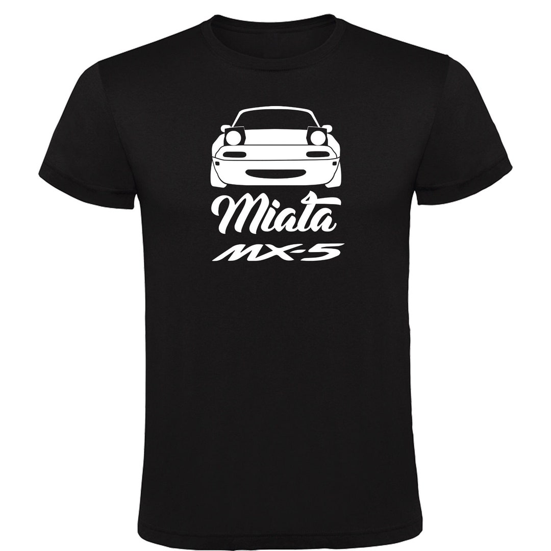 Black Mazda Mx-5 Miata Logo Men's T-shirt 100% Cotton Sizes S M L Xl ...