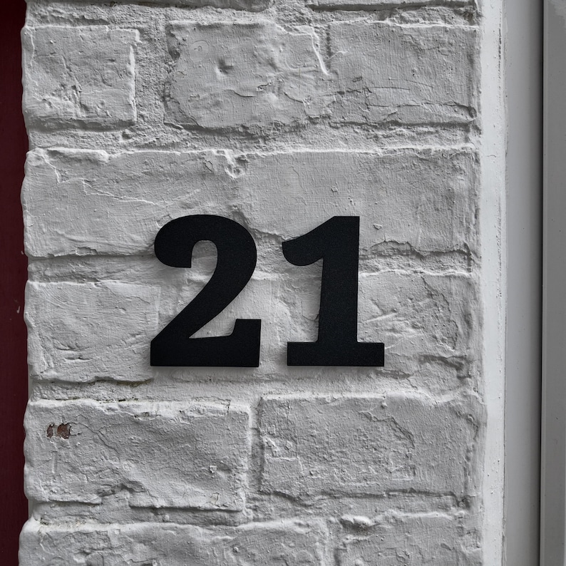 Bubble House Numbers | Self Adhesive 3D Address Numbers | Stick-on Door ...