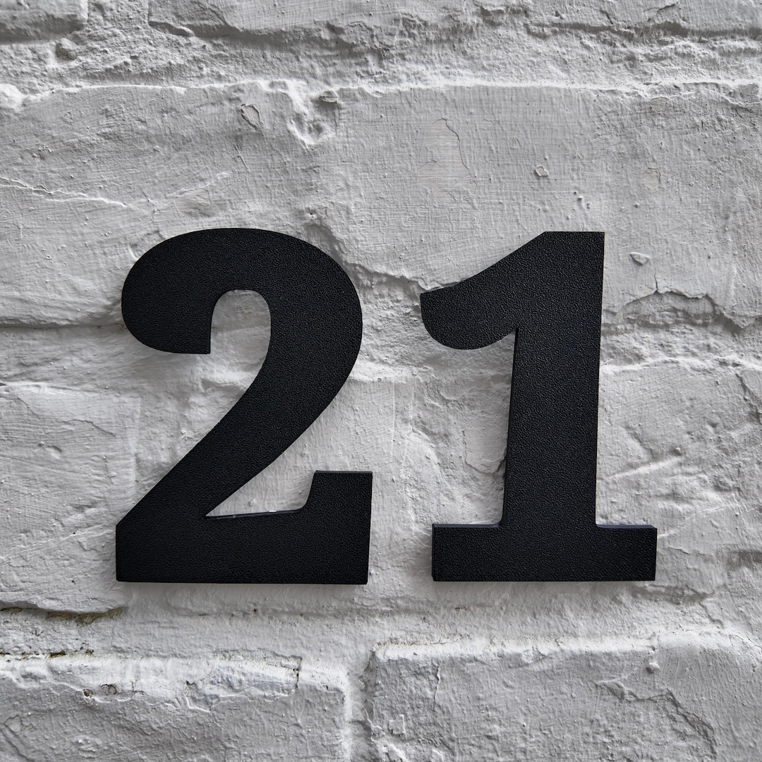 Bubble House Numbers | Self Adhesive 3D Address Numbers | Stick-on Door ...