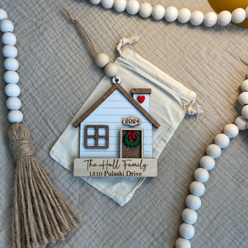 First House Ornament - Etsy