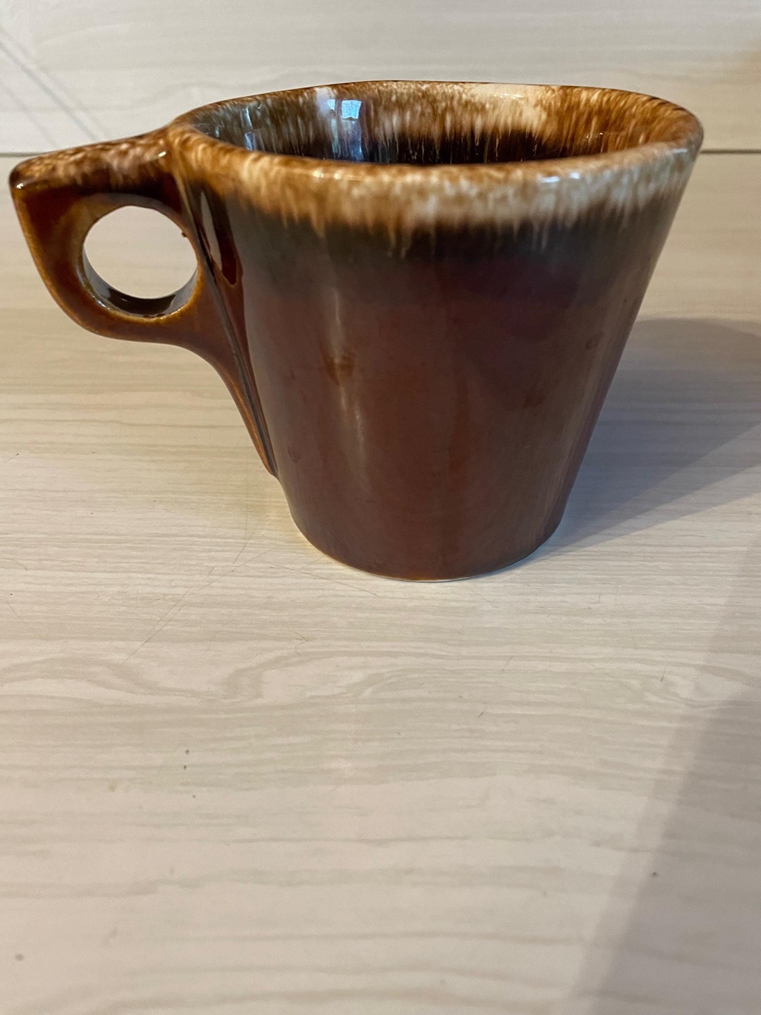 Vintage Brown Mugs Set of 9 - Etsy