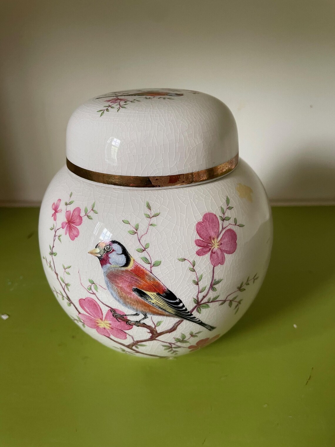 Arthur Wood Bird Porcelain Canister - Etsy