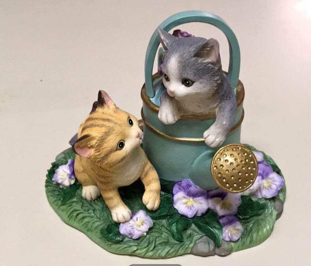 Lenox Springtime Frolic Cats - Etsy