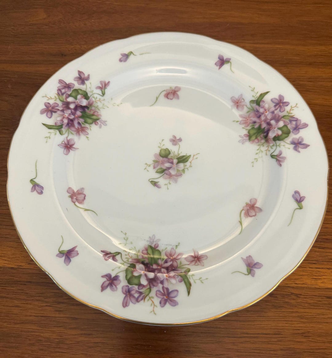 Rosetti Spring Violets Occupied Japan Dinner Plate 10” - Etsy