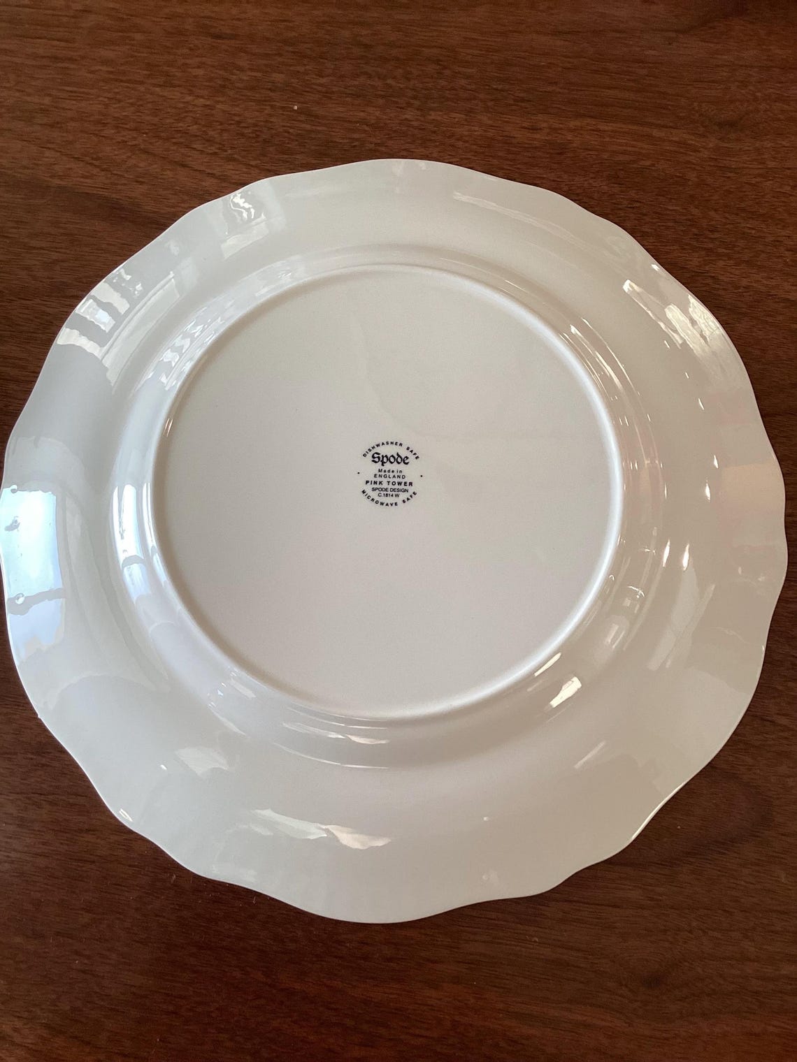 Copeland Spode Pink Tower Design Dinner Plate Made in England - Etsy