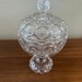 L.E. Smith Glass "moon and Stars" Lidded Compote - Etsy
