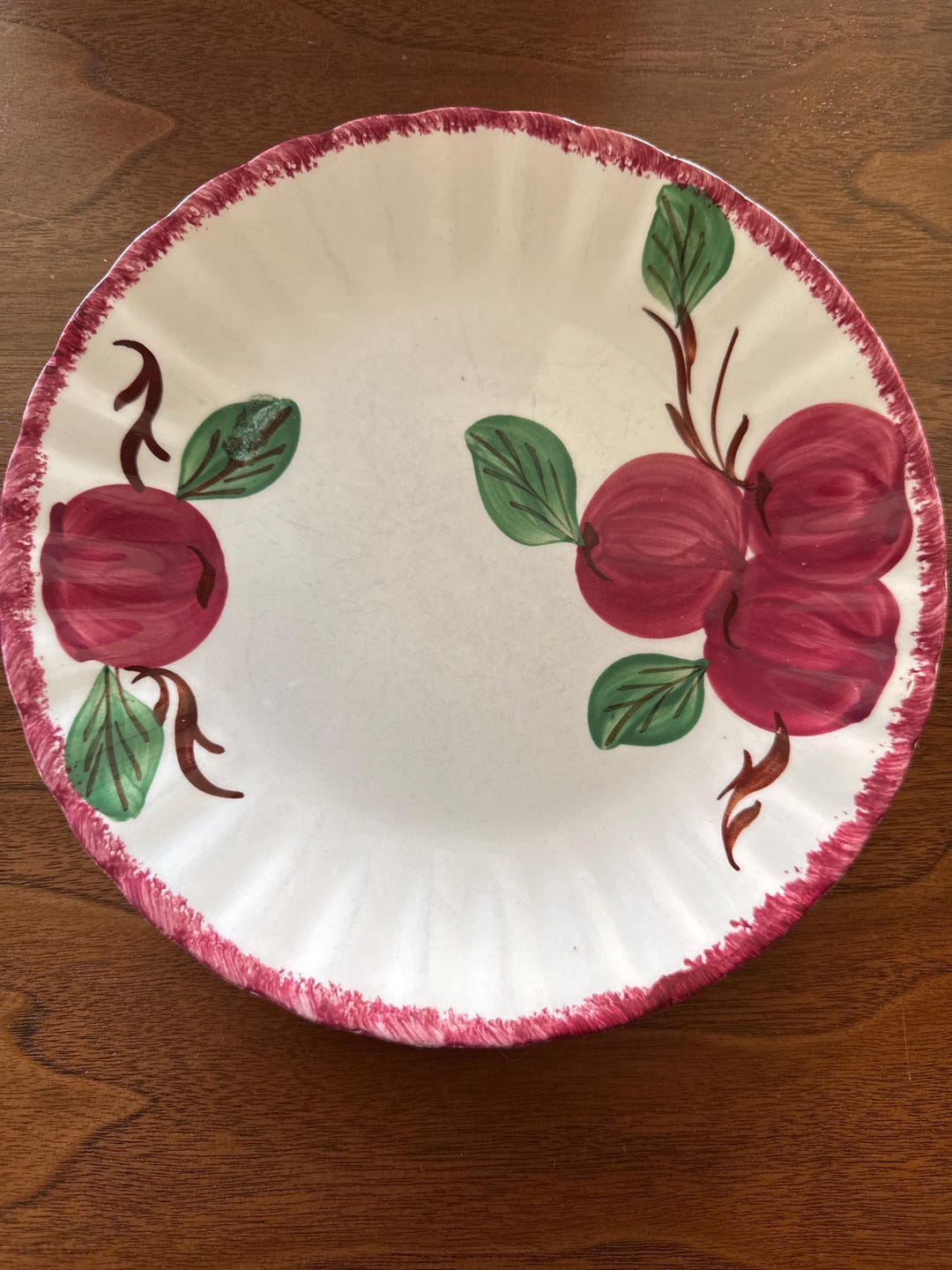 Blue Ridge Hand Painted Underglaze Crab Apples Salad Plate 8.25” - Etsy