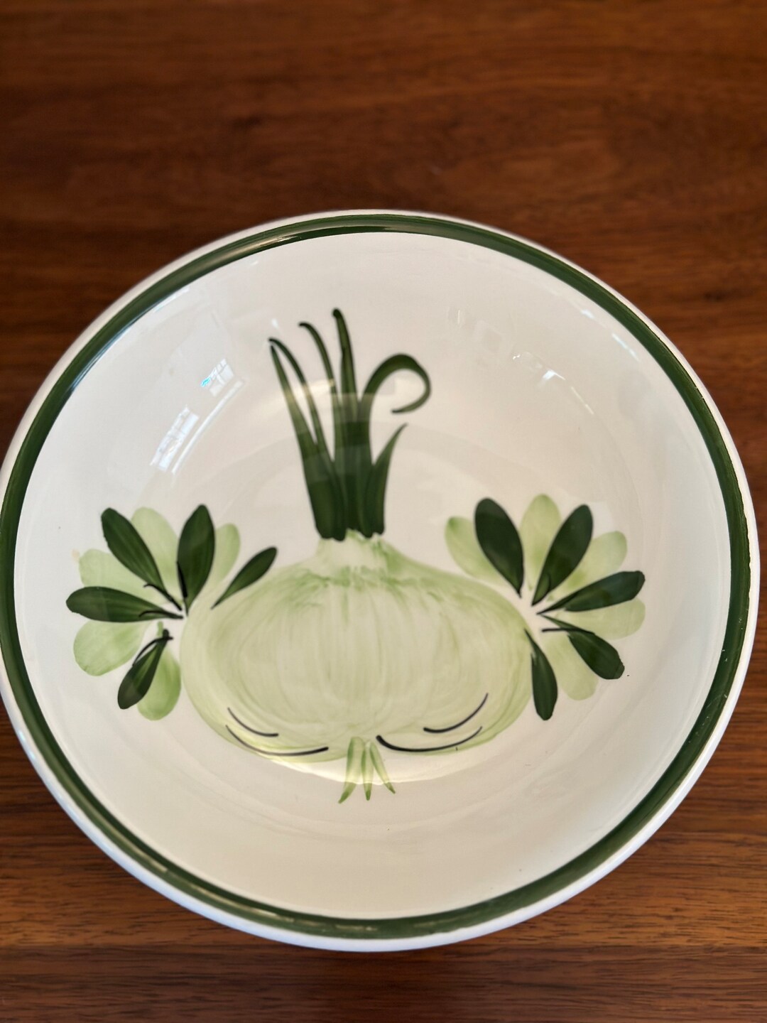 Zrike of Italy Hand Painted Bowl 8” Onion - Etsy