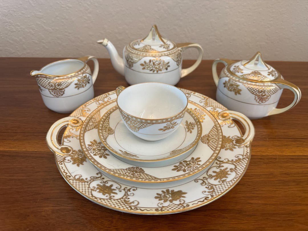 Noritake Morimura Tea & Cake Set - Etsy