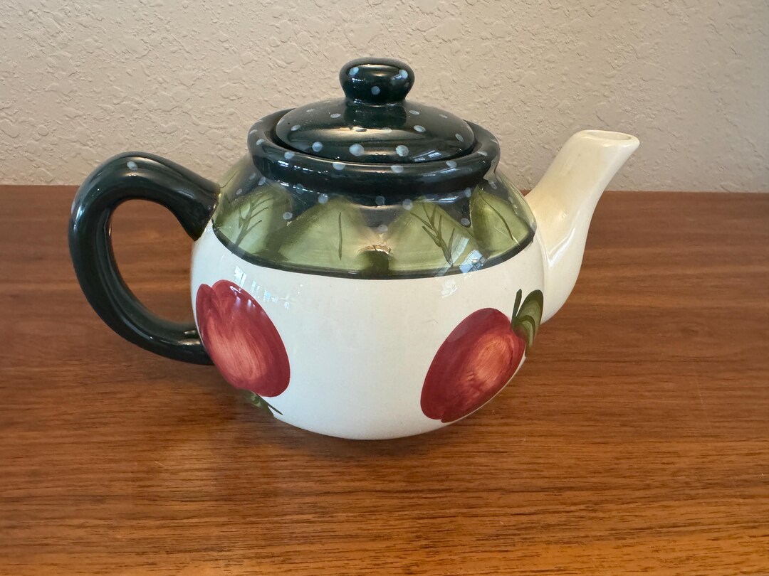 Nantucket Home Apple Teapot - Etsy