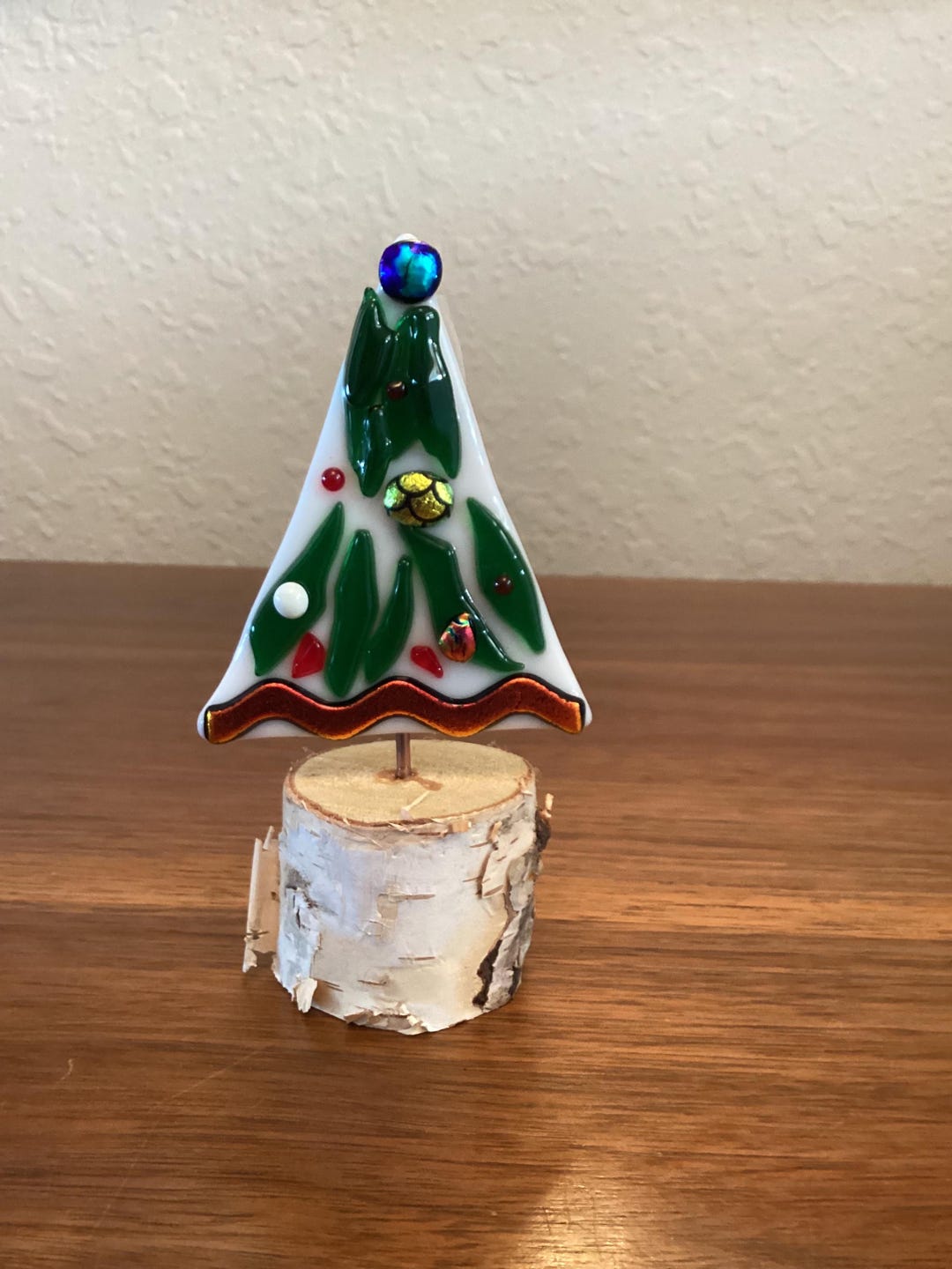 Artistic Glass Christmas Tree Handmade - Etsy