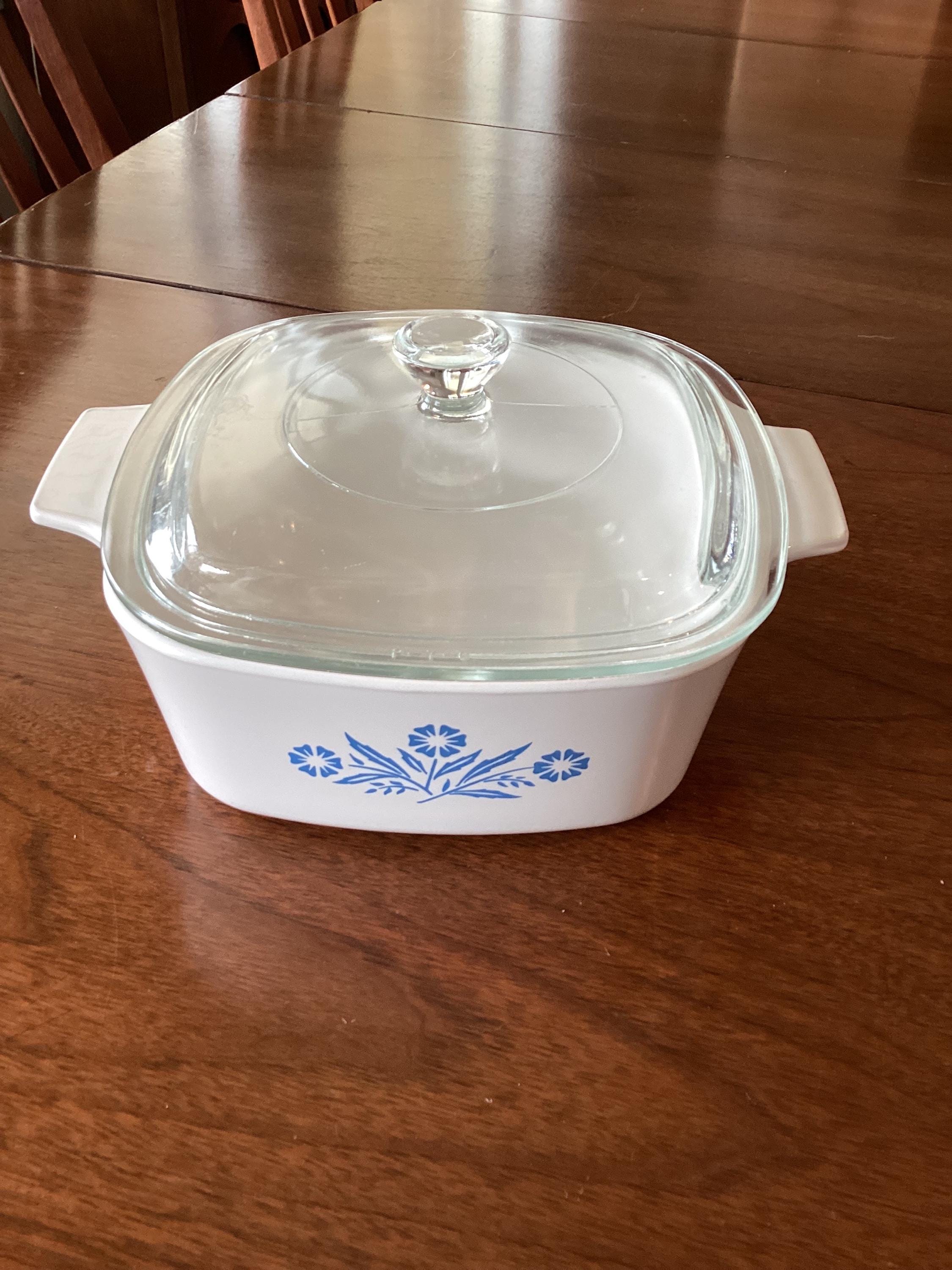 Blue Corning Casserole Dish 1 1/2 Qt - Etsy