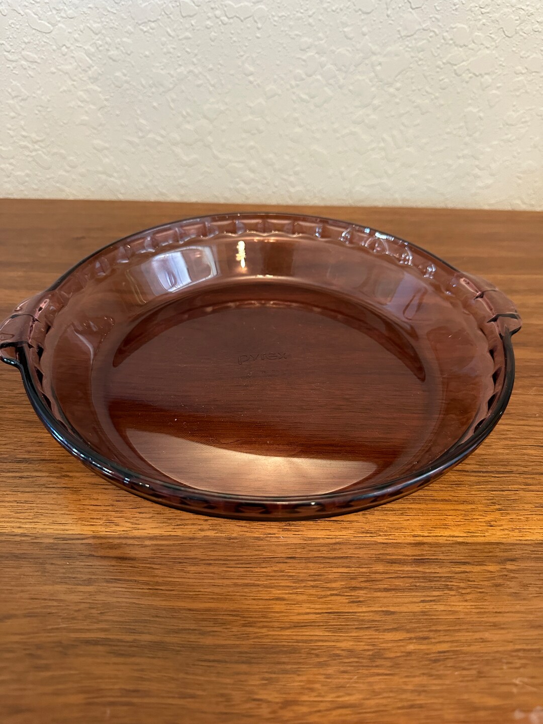 Pyrex Originals Cranberry Glass Fluted Pie Pan 10" - Etsy