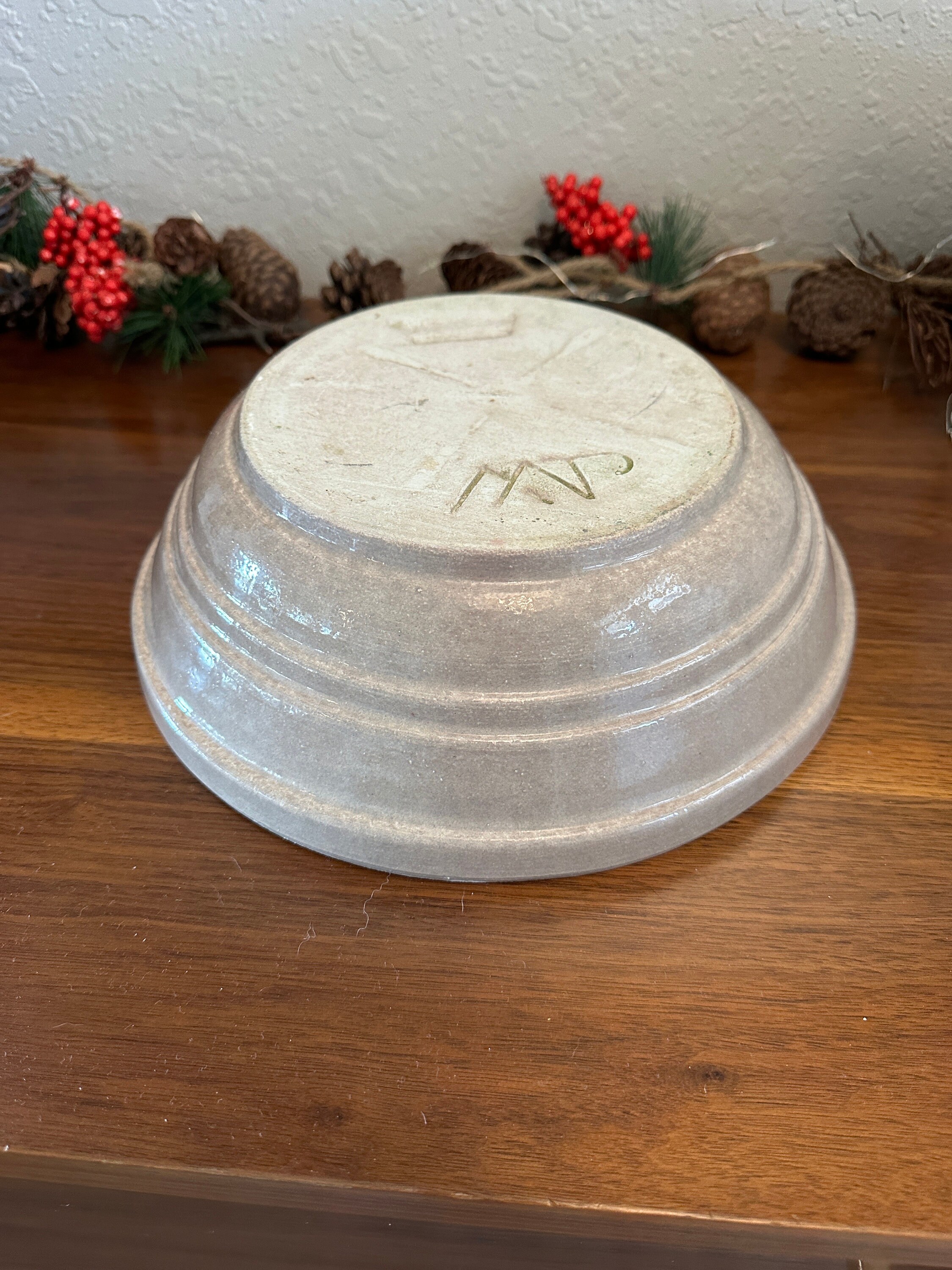 Mountainside Pottery Round Bowl - Etsy