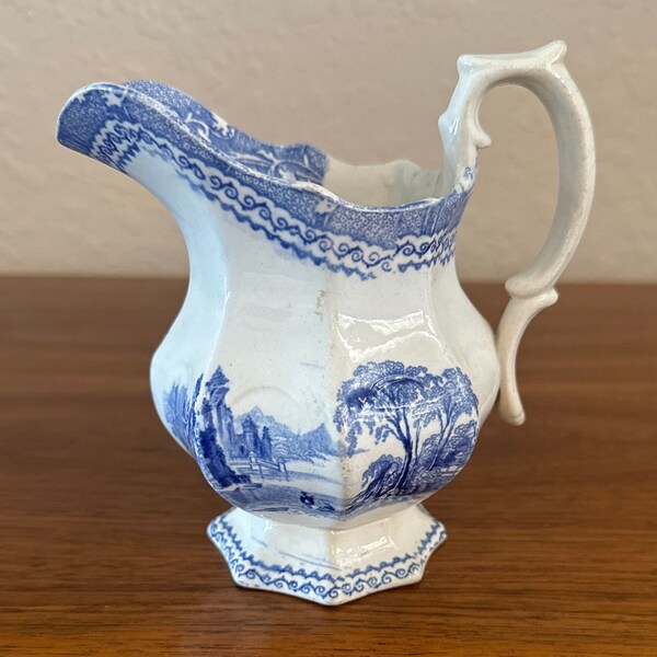 Transferware Pitcher - Etsy