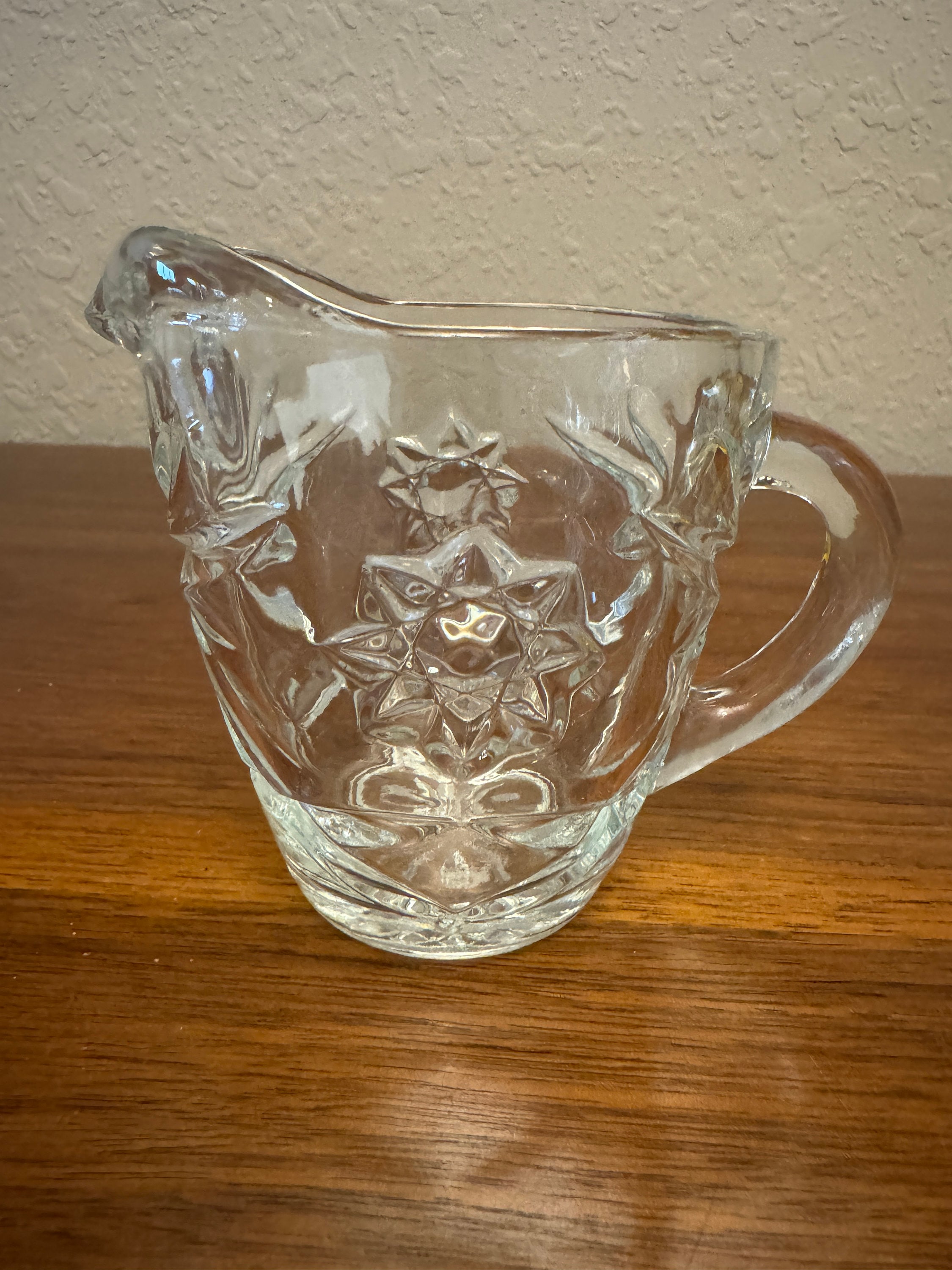 Anchor Hocking Star of David Creamer - Etsy