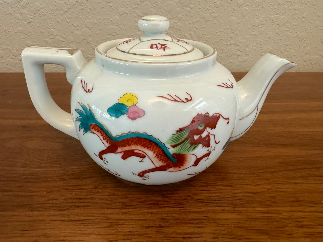 Lawson Chinese Dragon Tea Pot - Etsy