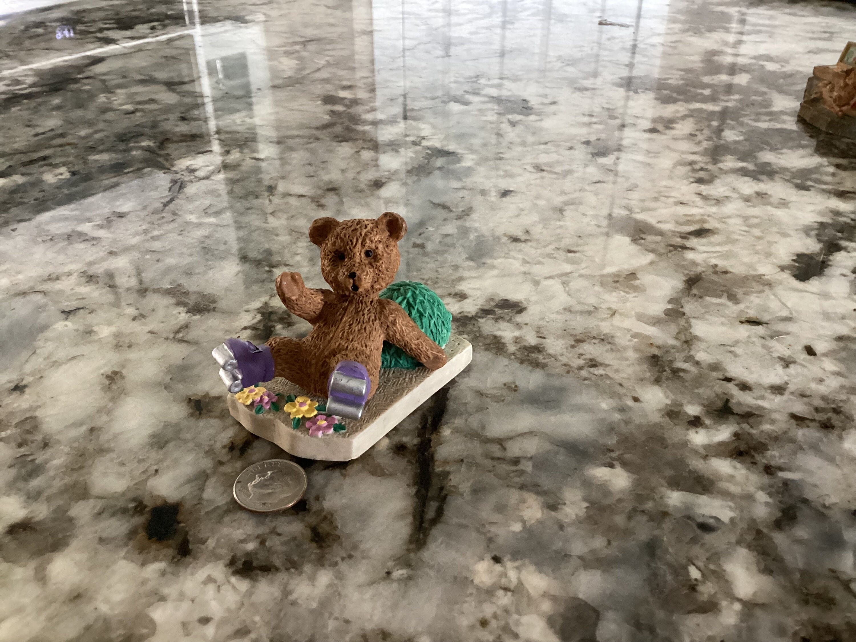 Avon Days of the Week Bears Wednesday's Bear is Full of Woe Figurine P ...