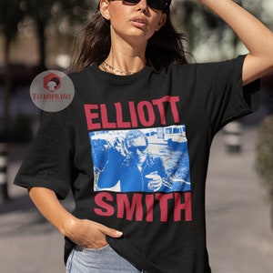 Elliott Smith Unisex T-shirt Indie Music Graphic Tee Roman Candle Album ...