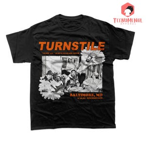 Turnstile Unisex T-shirt - Rock Music Band Merch - Glow on Album Tee ...