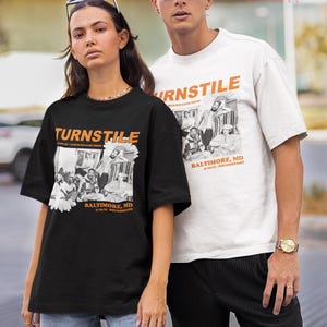 Turnstile Unisex T-shirt - Rock Music Band Merch - Glow on Album Tee ...