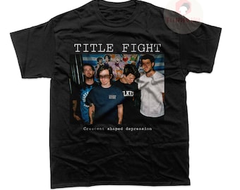 Title Fight Unisex T-shirt Rock Music Band Graphic Tee Floral Green ...