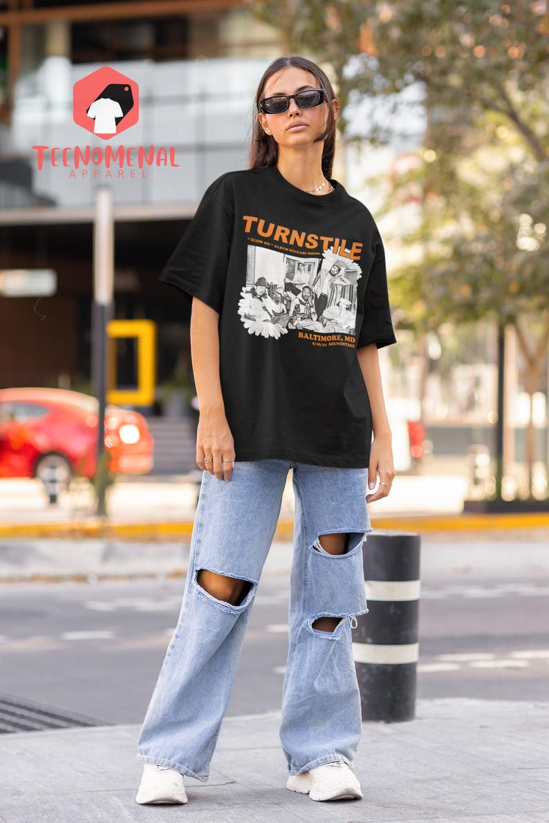 Turnstile Unisex T-shirt - Rock Music Band Merch - Glow on Album Tee ...