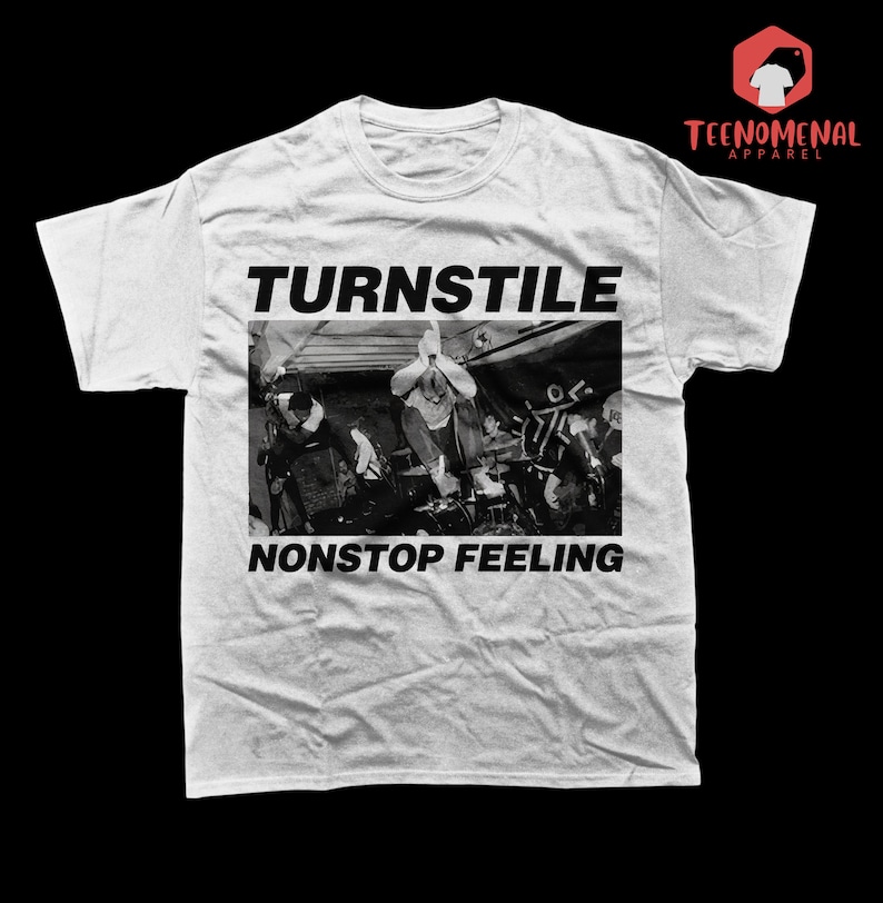 Turnstile Unisex T-shirt - Nonstop Feeling Tee - Music Band Merch ...