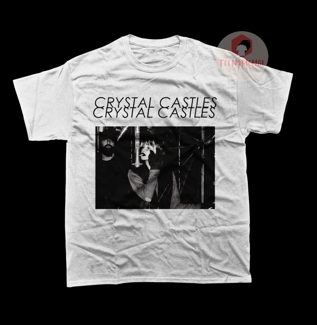 Camiseta unisex Crystal Castles Camiseta gráfica de banda musical Camisa Alice Glass Ethan Kath ...