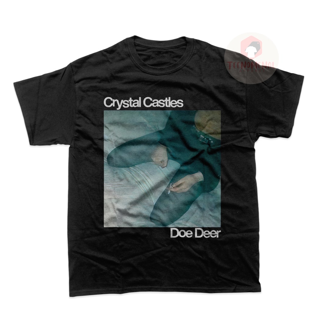 Crystal Castles Unisex T-shirt - Doe Deer Song Tee - Music Band Graphic ...