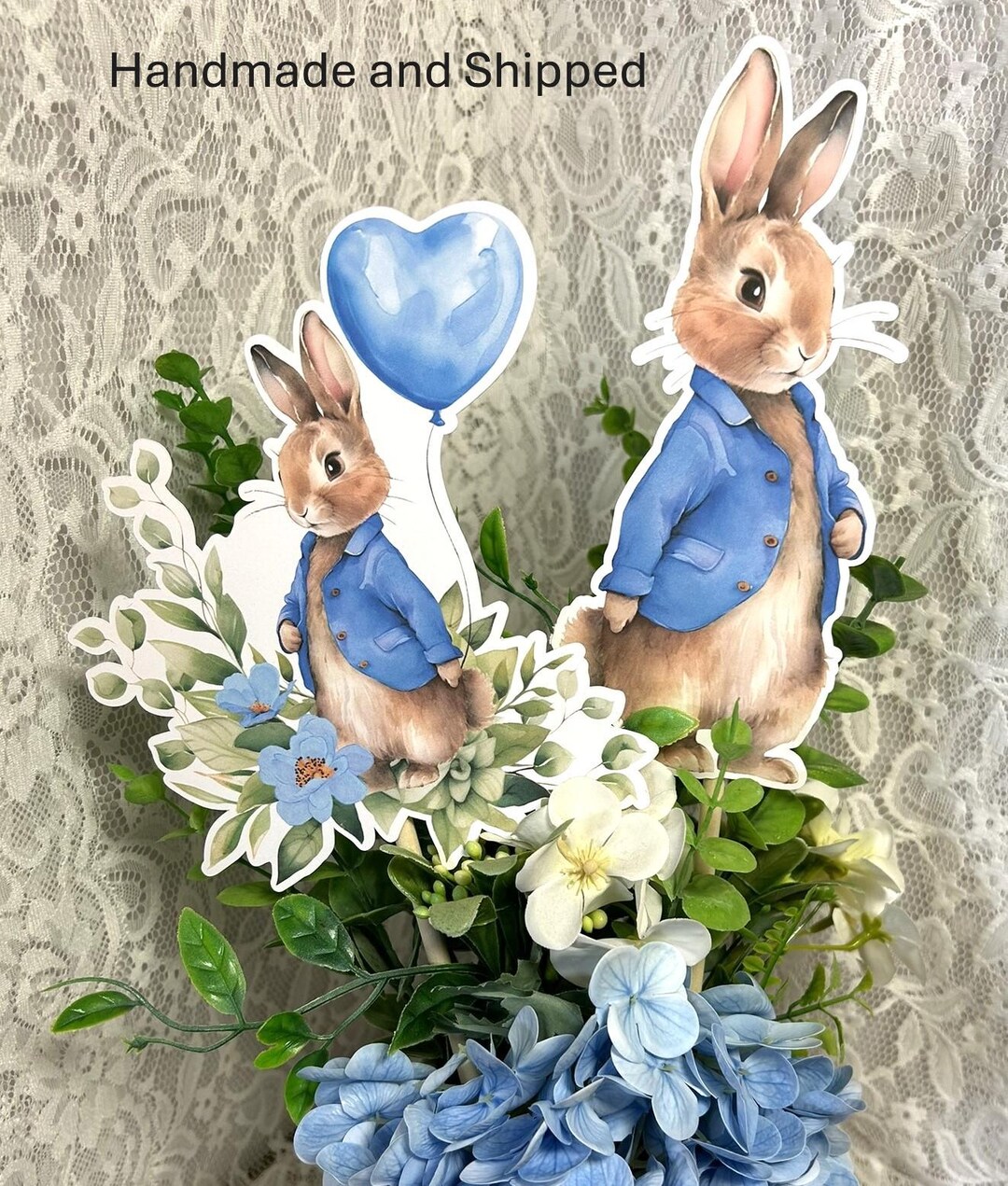 Peter Rabbit- Cutouts- Party or Baby Shower Decorations- Cake Topper ...