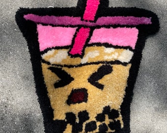 Bubble Tea Rug, Hand Tufted - Etsy